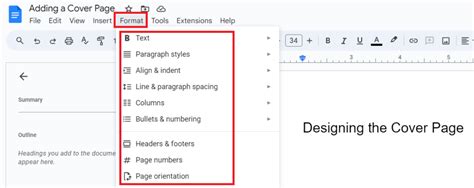 How To Make A Title Page On Google Docs Eye Catching