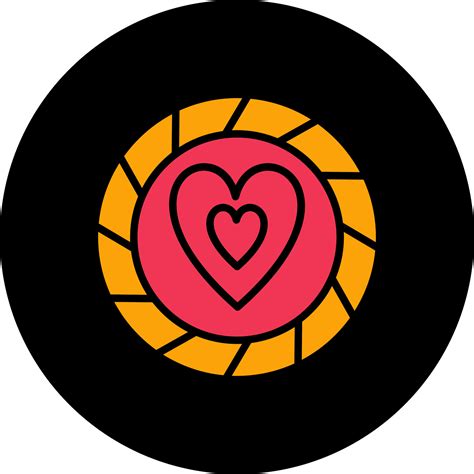 Heart Chip Vector Icon 41840948 Vector Art At Vecteezy