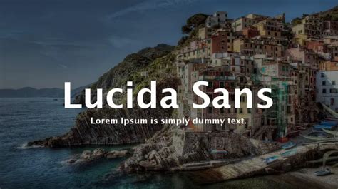 lucida sans font free download