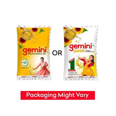 Gemini Refined Sunflower Oil Price Buy Online At ₹93 In India