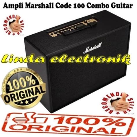 Jual Ampli Guitar Marshall Code 100 Oryginal Amplifier Guitar Marshall