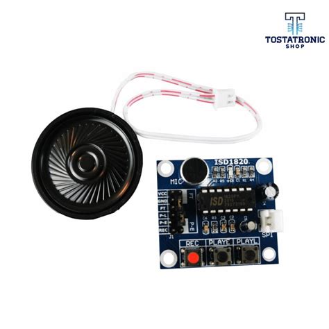 Isd1820 Módulo Grabador De Voz Para Grabar Y Reproducir Tostatronic
