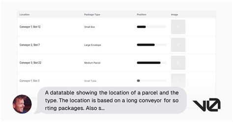 A Datatable Showing The Location Of A Parcel And The Type The Location Is Based On A Long