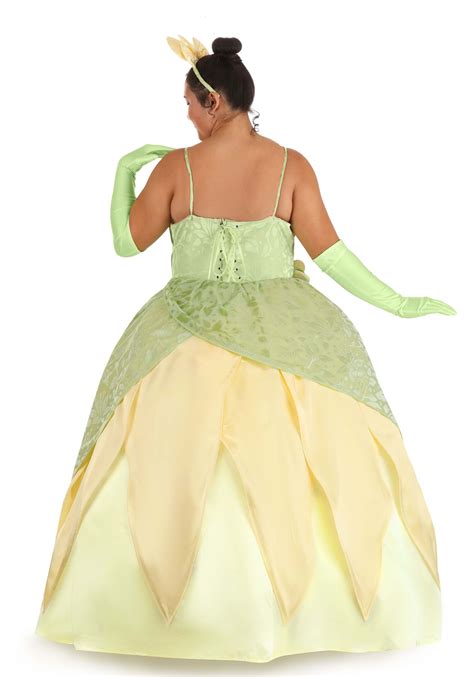 Womens Plus Size Deluxe Disney Princess And The Frog Tiana Costume