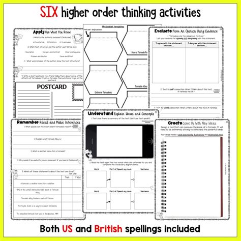 Tornadoes Reading Comprehension Passages And Questions Top Teaching Tasks