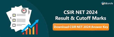 CSIR NET Result Cut Off Scorecard Cut Off Marks