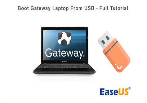 Boot Gateway Laptop From USB Full Tutorial