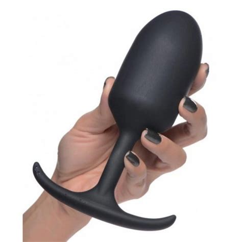 Heavy Hitters Premium Silicone Weighted Anal Plug Xl Sex Toy Hotmovies