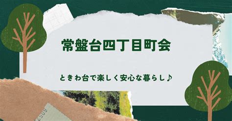 発電機使用法 常盤台四丁目町会