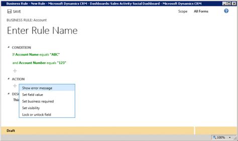 Business Rules In Microsoft Dynamics Crm New Feature