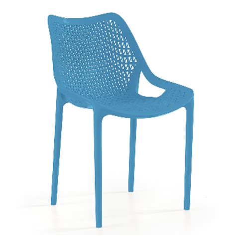 יהלום כיסא פלסטיק דגם עלית צבע לבן