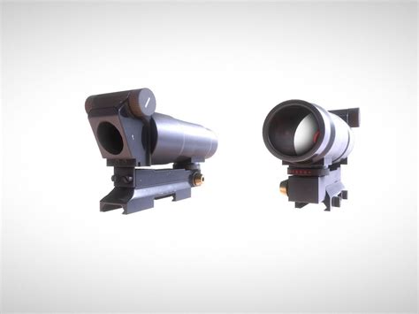 3d Model Weapon Attachments And Ak12 Vr Ar Low Poly Cgtrader