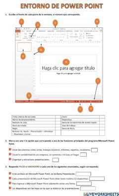Entorno de Microsoft Power Point Idioma español o castellano Curso