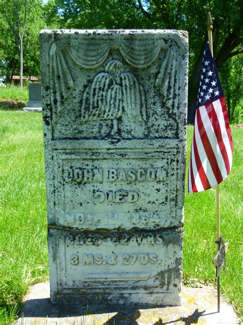 John Bascom 1832 1864 Find A Grave Memorial