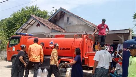 BPBD Delapan Kecamatan Di Kabupaten Bekasi Alami Krisis Air Bersih