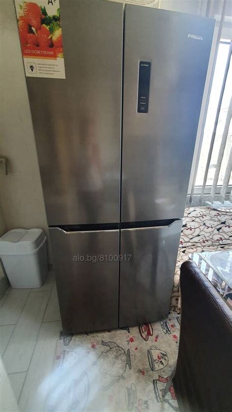 Хладилник и фризер Хладилник Finlux Сив Хладилници Фризери Русе