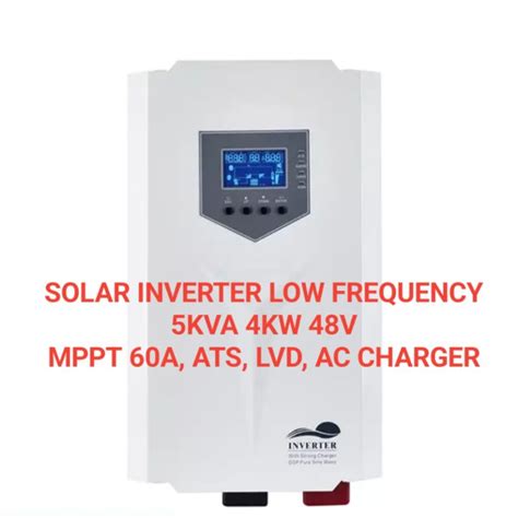 Jual Solar Inverter Hybrid Low Frequency 5kva 4kw 48v Mppt 60a Shopee