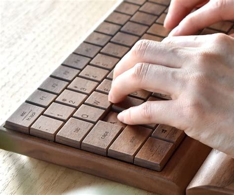 Wooden Pc Keyboard At Cheryl Talley Blog