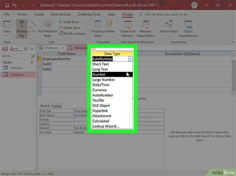 Cara Membuat Basis Data Dengan Microsoft Access Dengan Gambar