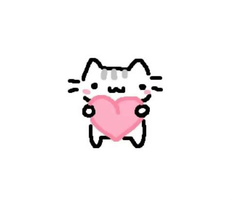 Pin De Miaa🌷🎀 En 💗cutie💗 Garabatos Lindos Gato Garabato Pegatinas