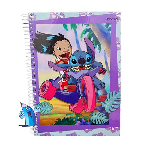 Caderno 1 Materia Lilo E Stitch 80 Folhas Shopee Brasil