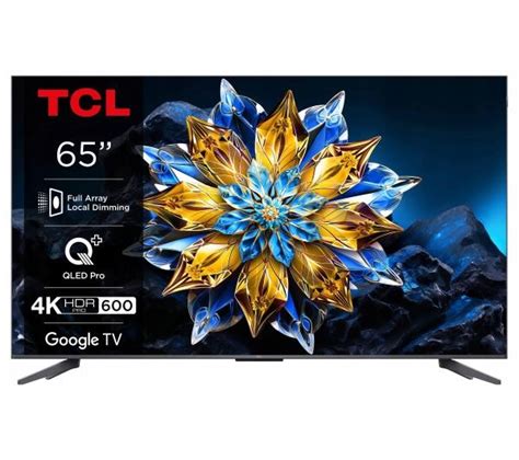 Telewizor TCL 65C655 Pro 65 QLED Pro 4K Google TV Dolby Atmos DVB