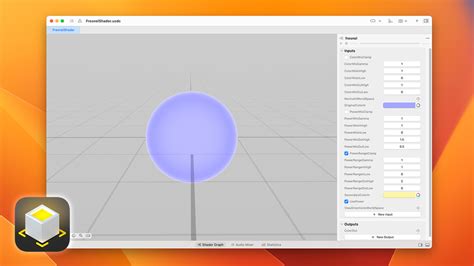 Reality Composer Pro Fresnel Node Graph