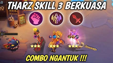 TUTORIAL THARZ SKILL 3 !!! COMBO MAGER Magic Chess Mobile Legends Bang Bang - YouTube