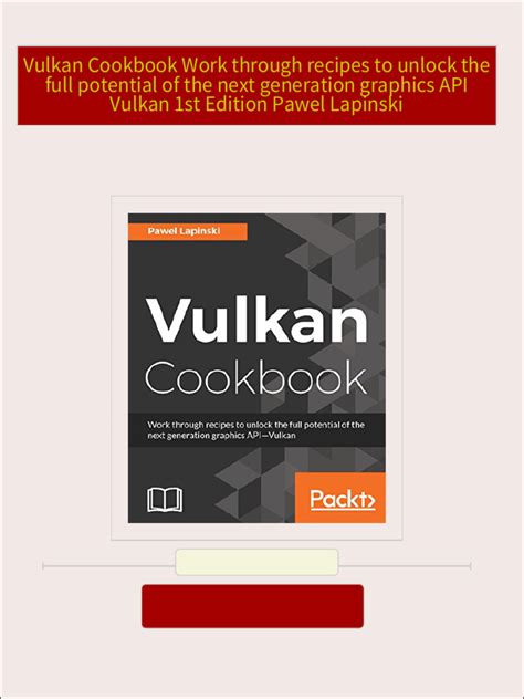 Ebooks Pdf Download Vulkan Cookbook Work Through Recipes To Unlock