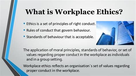 Workplace Ethics