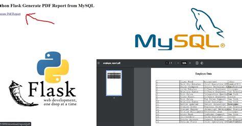Python Flask Generate Pdf Report From Mysql Tutorial101