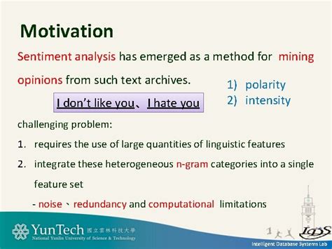 Selecting Attributes For Sentiment Classification Using Feature Relation