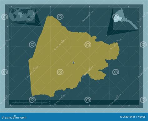 Gash Barka Eritrea Solid Capital Stock Illustration Illustration