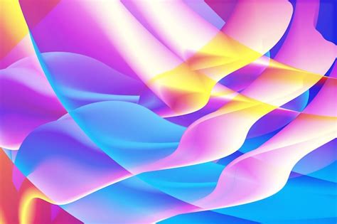Premium Vector Modern Art Blended Overly Creative Abstract Gradient Colorful Wavy Fluid Vector