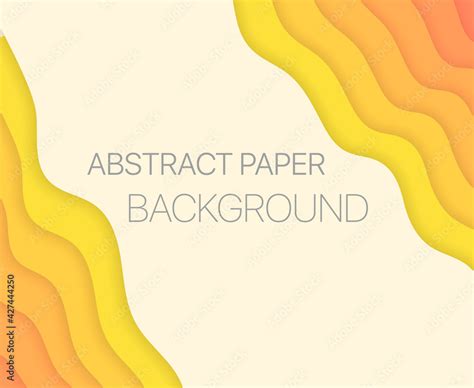 Papercut Multi Layers 3d Color Texture Vector Background Abstract