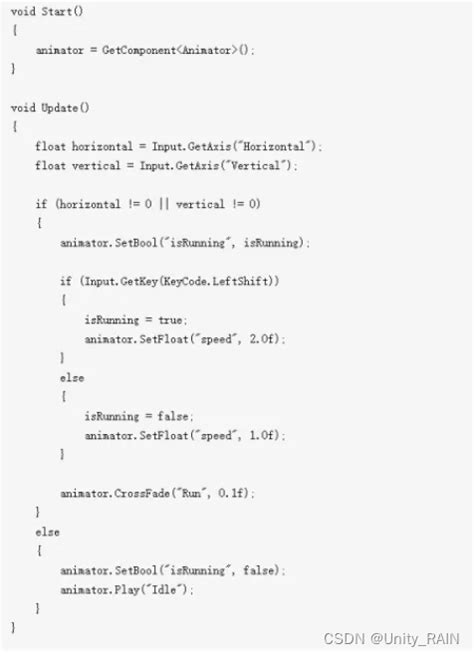 Unity 动画状态机的使用与如何代码实现unity封装动画状态机 Csdn博客