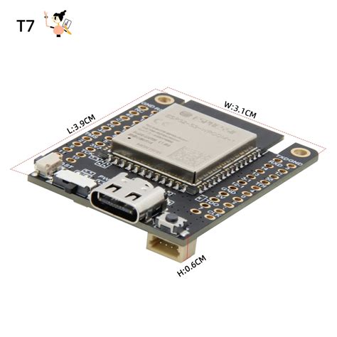 Lilygo® T7 Mini32 Placas De Desenvolvimento Esp32 Módulo Esp32 S3 Esp32