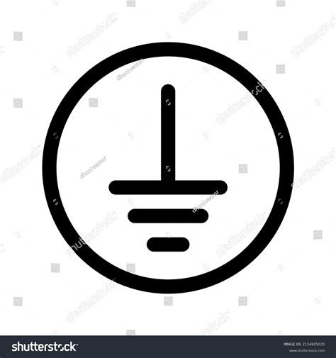 Ground Electrical Symbal