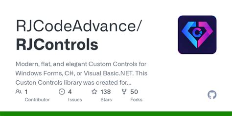 Github Rjcodeadvancerjcontrols Modern Flat And Elegant Custom