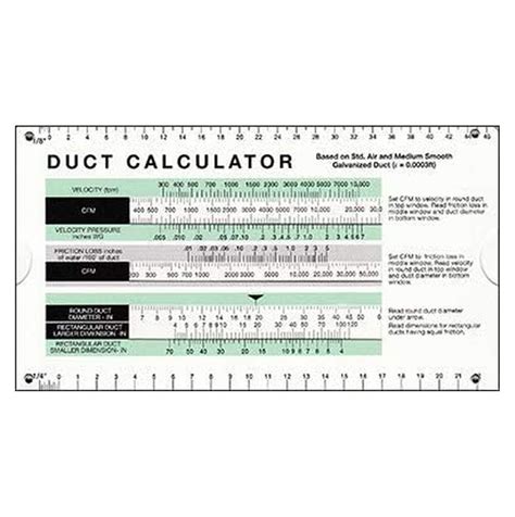 Duct Calculator By