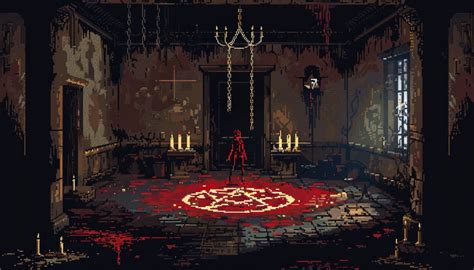 Pixel Art Horror Rpg Dioramas