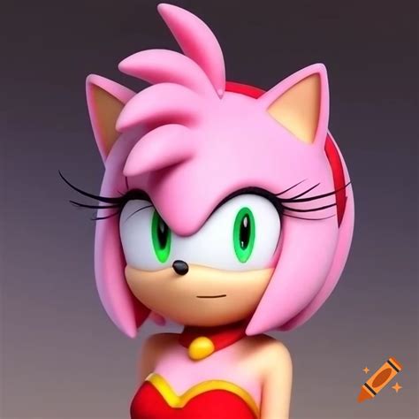 Old Version Of A Character Resembling Amy Rose On Craiyon