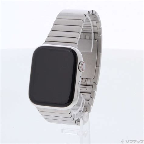 【中古】apple Watch Series 8 Gps Cellular 45mm シルバーステンレススチールケース ステンレススチール