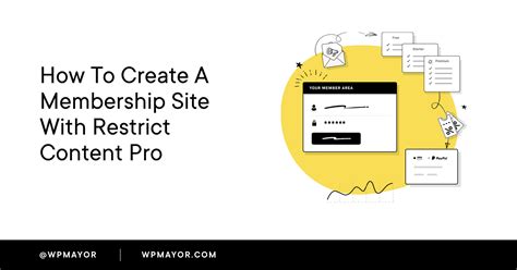 How To Create A Membership Site With Restrict Content Pro