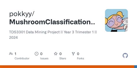 Github Pokkyy Mushroomclassification Tds3301 Project Tds3301 Data Mining Project Year 3