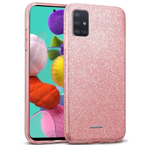 CoolGadget Handyhülle Glitzer Glamour Hülle für Samsung Galaxy A71 6,7 ...