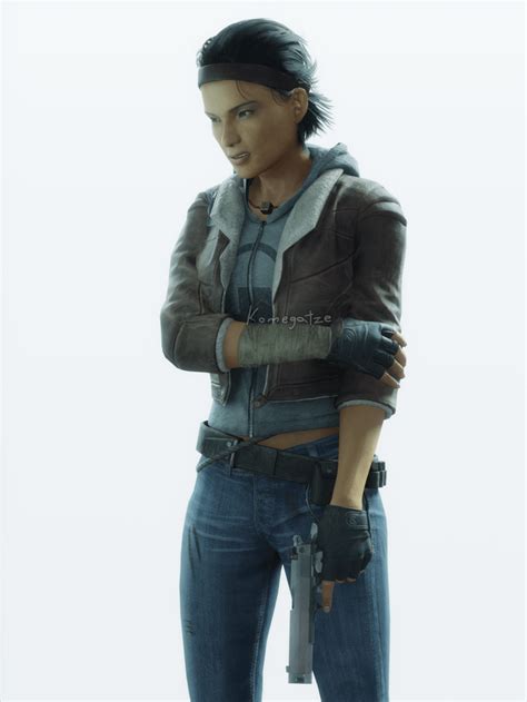 Source 2 Renders Of My Combined Hla Bodyhl2 Head Model Of Alyx Vance