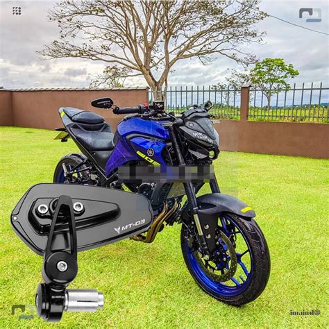 【麥德浩科技】適用於 Yamaha山葉 Mt03 反光鏡改裝 摩托車後視鏡 Cnc鋁合金手把鏡風鏡 蝦皮購物