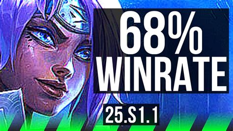QIYANA Vs HECARIM JGL 68 Winrate NA Challenger 25 S1 1 YouTube