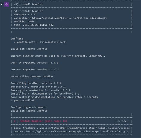 Step Invokes Bundle Install From The PWD Issue 2 FutureWorkshops